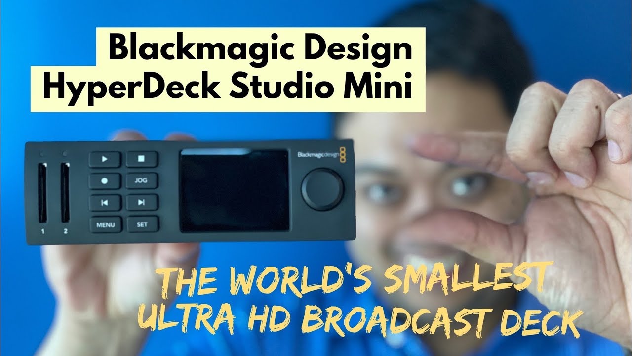 Product Overview: Blackmagic Design HyperDeck Studio Mini - YouTube