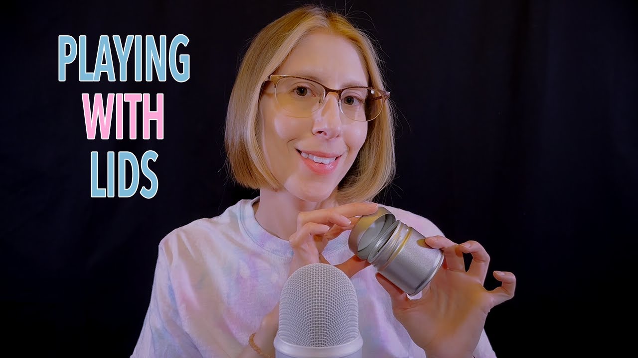 ASMR | Lids! - metal sounds, plastic sounds, tapping, twisting - YouTube