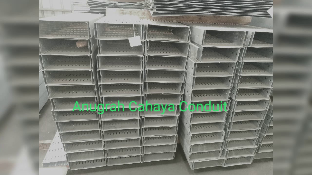 cable tray / ladder / pipa conduit - YouTube