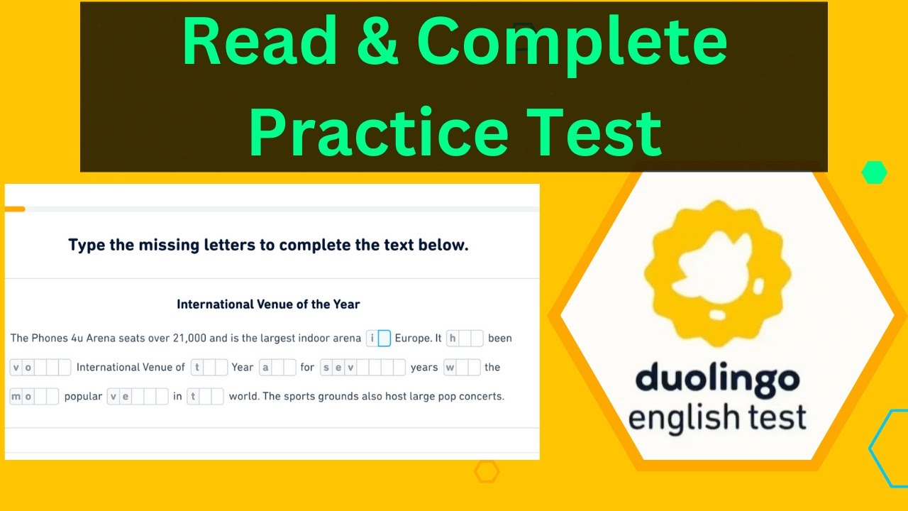 Read_ & _ Complete _ Duolingo _ Practice _ Tests_ with_ Key _ Answers ...