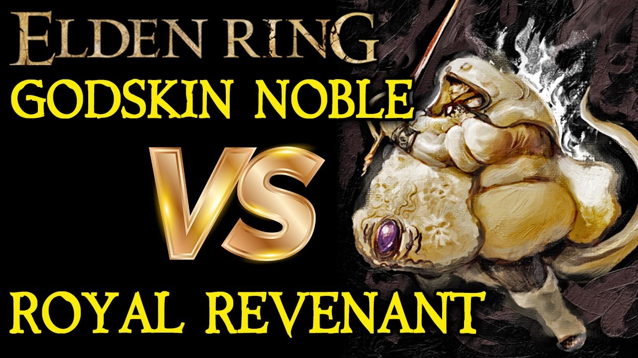 ELDEN RING BOSS VS. BOSS: Godskin Noble VS. Royal Revenant! - YouTube