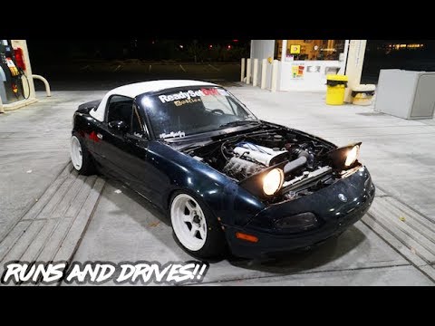 RICER MIATA GETS MATCHING WHEELS! (PART 2) - YouTube