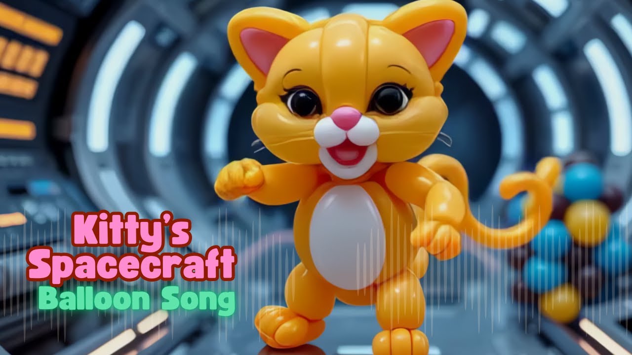 Sing Along! 🎶 5 Fun Balloon Songs with Kitty in Space! - YouTube