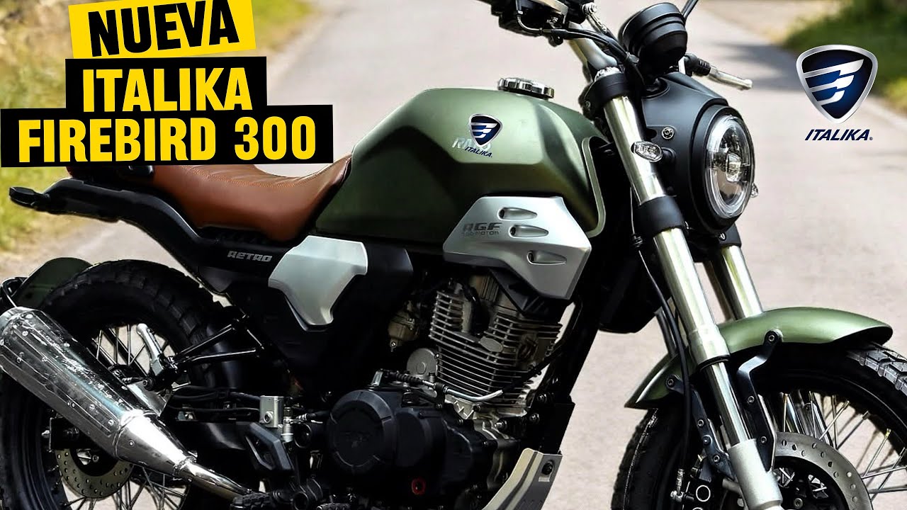 NUEVA ITALIKA FIREBIRD 300 🤯 ¿mejor que una vento screamer? 😨 - YouTube
