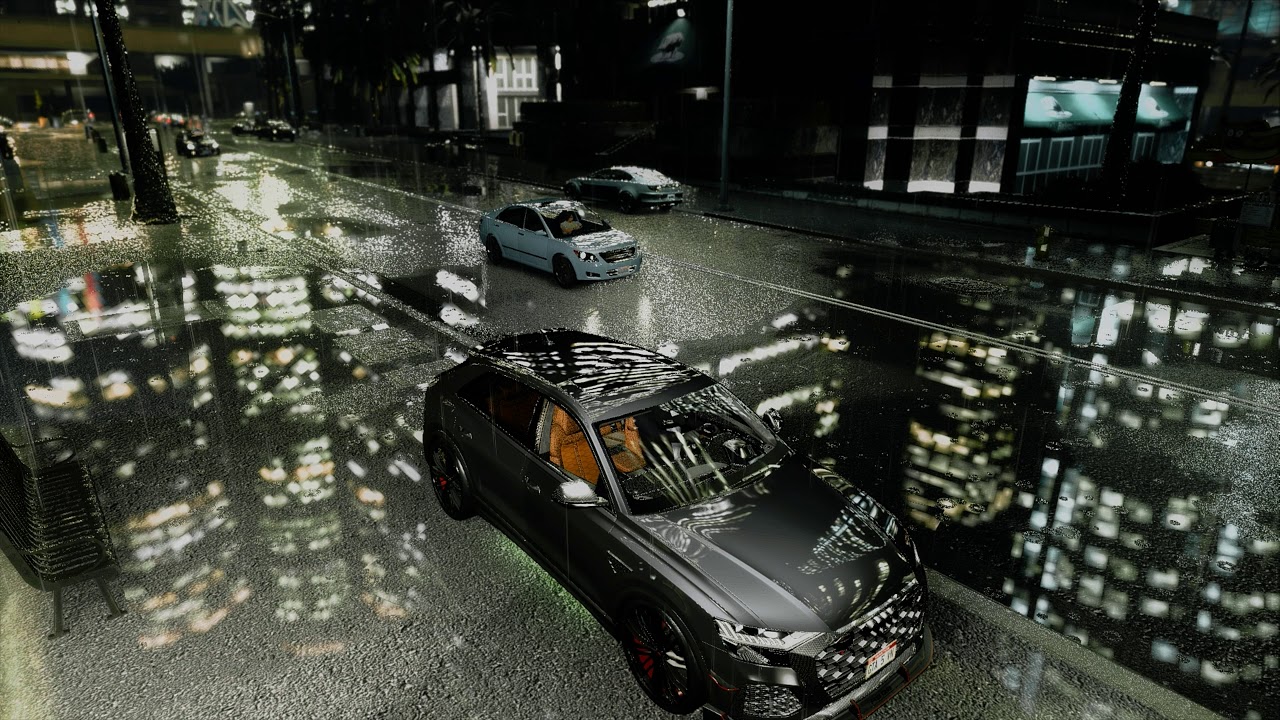 GTA 5 Mods Night Real Graphics Audi RSQ8 ABT - YouTube