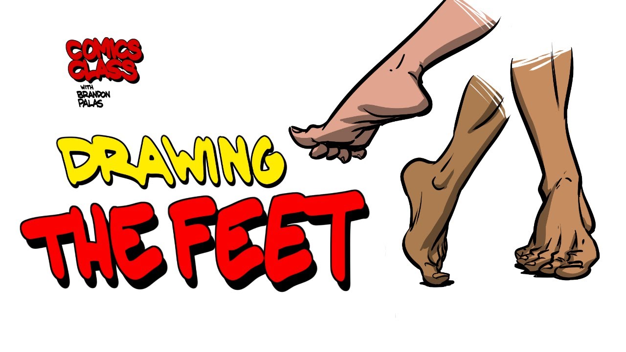 comics class #14: Drawing the Feet - YouTube