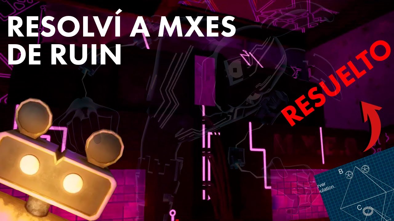 RESOLVÍ A MXES de FNAF SECURITY BREACH RUIN - YouTube