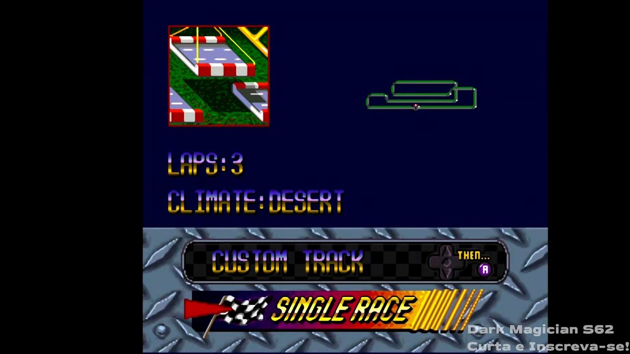 Kyle Petty's No Fear Racing (SNES) Custom Track | Red Rock Valley ...