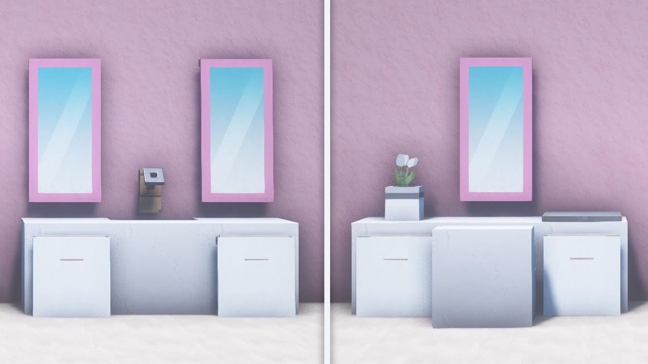 🌷 How to make a mirror in Minecraft (fabulous) - YouTube