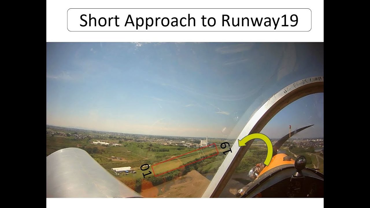 short final to RW19 - YouTube