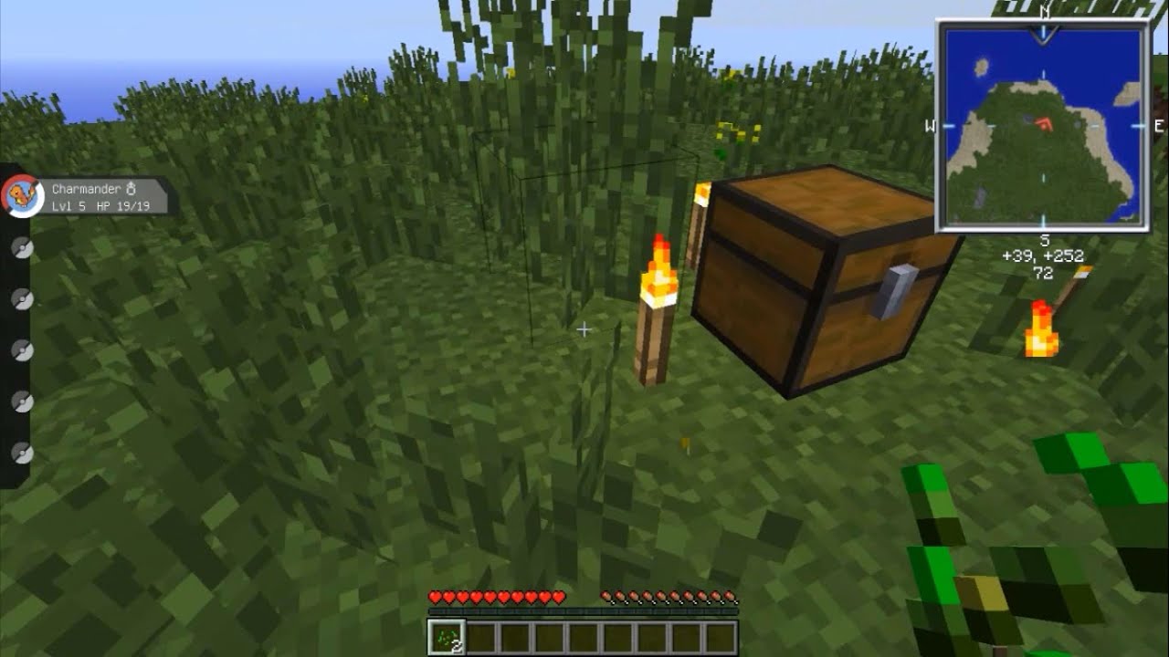 Minecraft Pixelmon: Primeros pasos, asentarse, buscando un centro ...