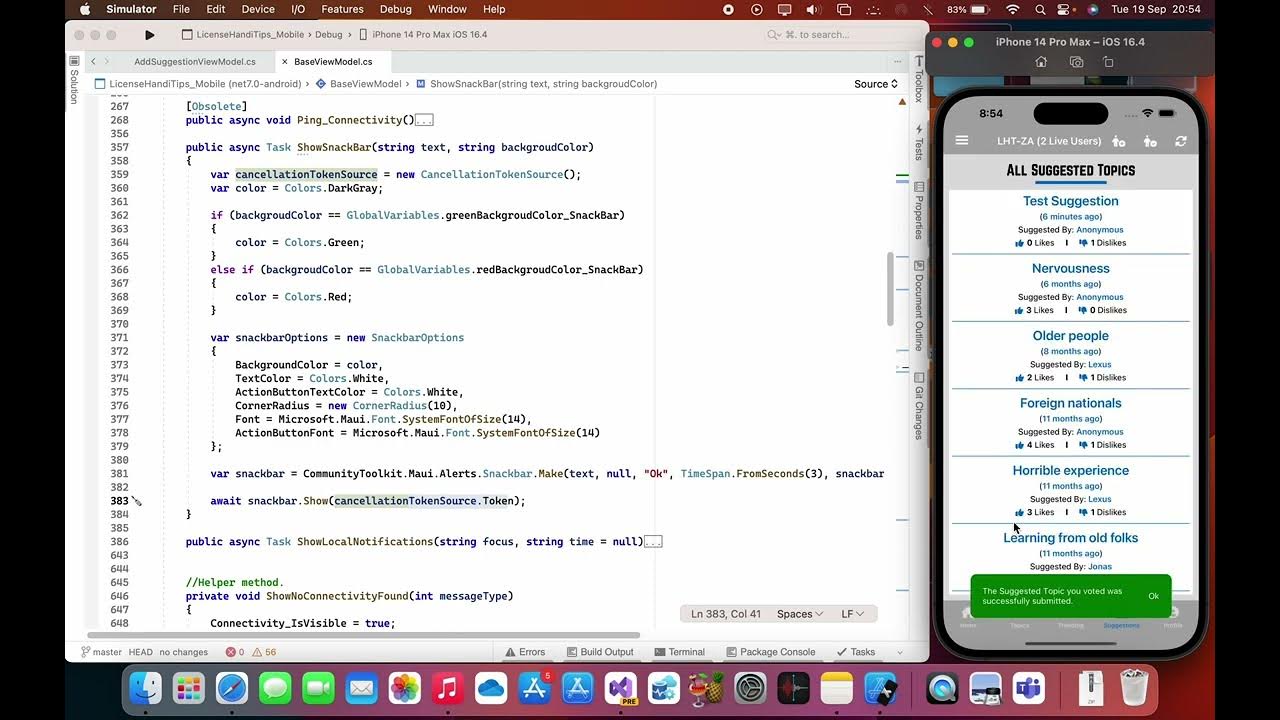 Learn Toast/Snack bar in .Net Maui app, if you want to learn Programming for only R25. - YouTube