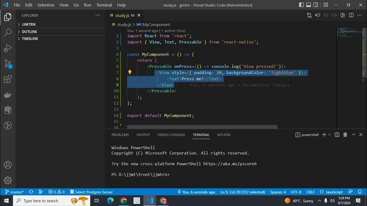 View Component Onpress Not Working In React Native Solved Youtube