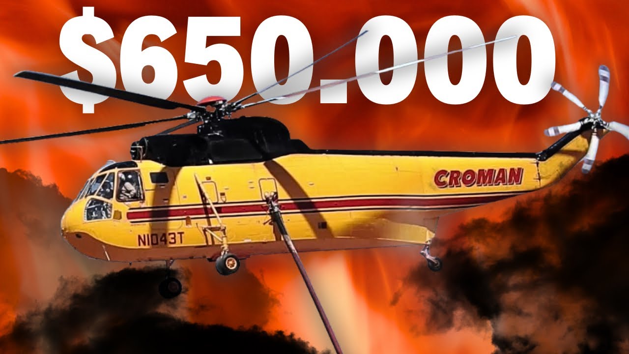 The Incredible Sikorsky S-61 Water Bomber Helicopter - YouTube