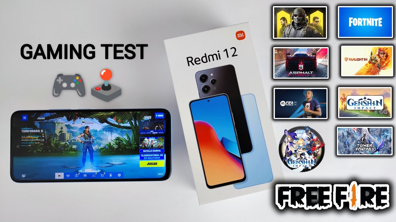 Redmi 12 Gaming Test - YouTube