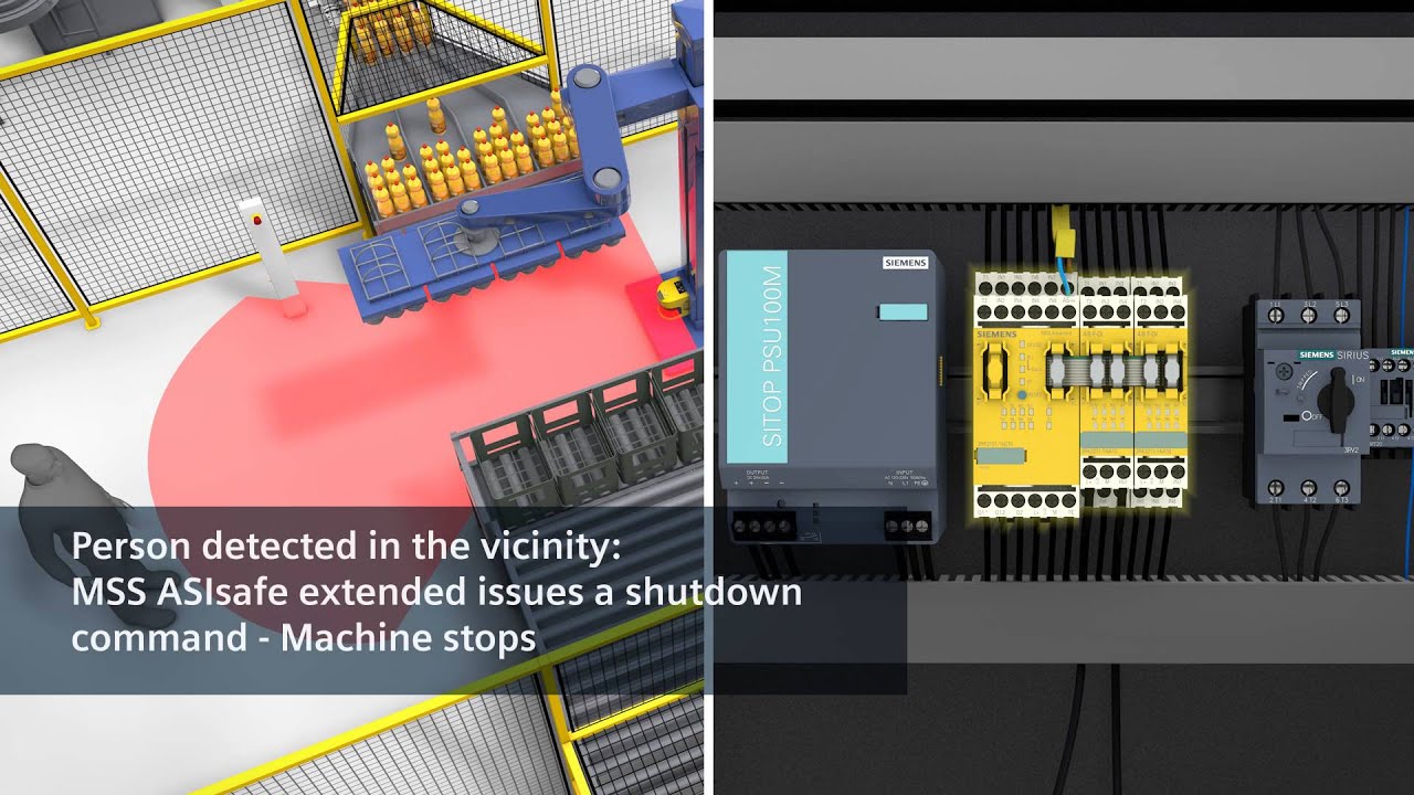 Monitoring of a hazard area - YouTube