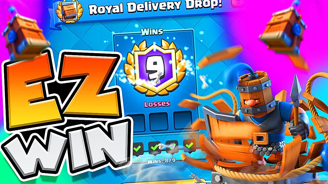 EASILY *WIN* // ROYAL DELIVERY DROP // CLASH ROYALE - YouTube