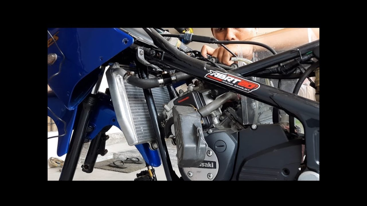 PASANG THERMOMETER KOSO NINJA RR RADIATOR BPRO - YouTube