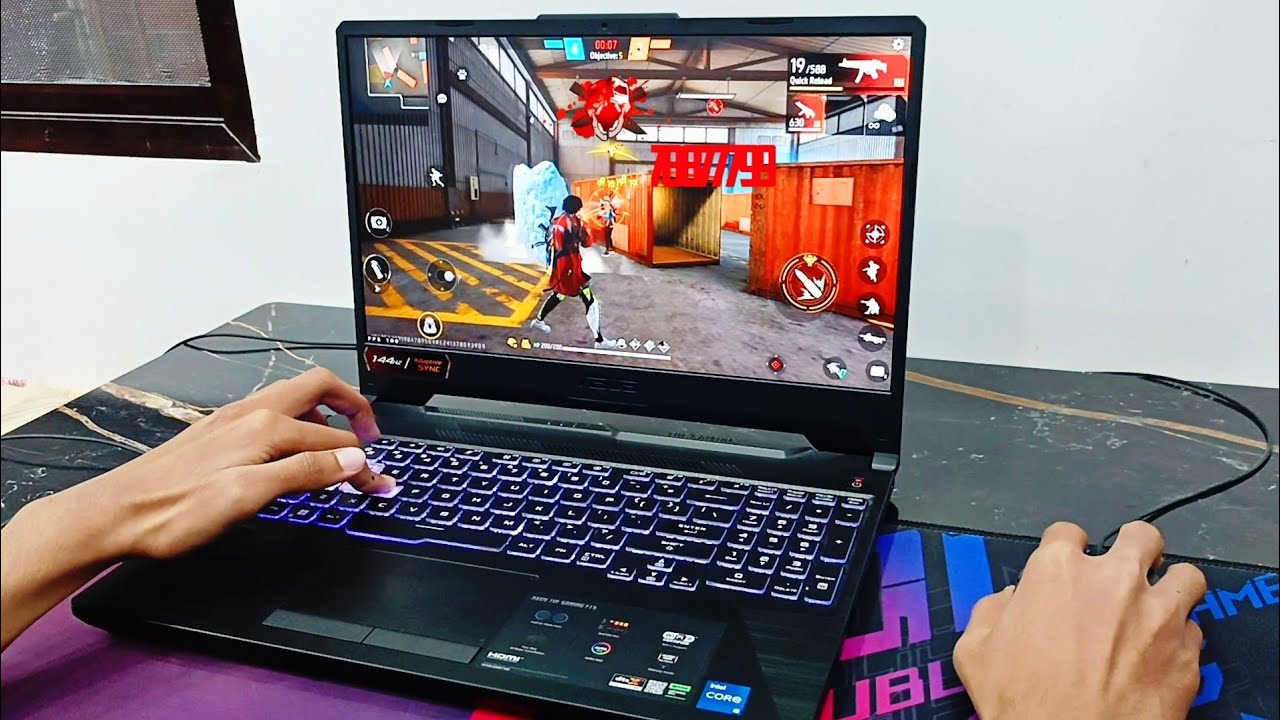 FF Laptop Gameplay Handcam | Garena Free Fire - YouTube