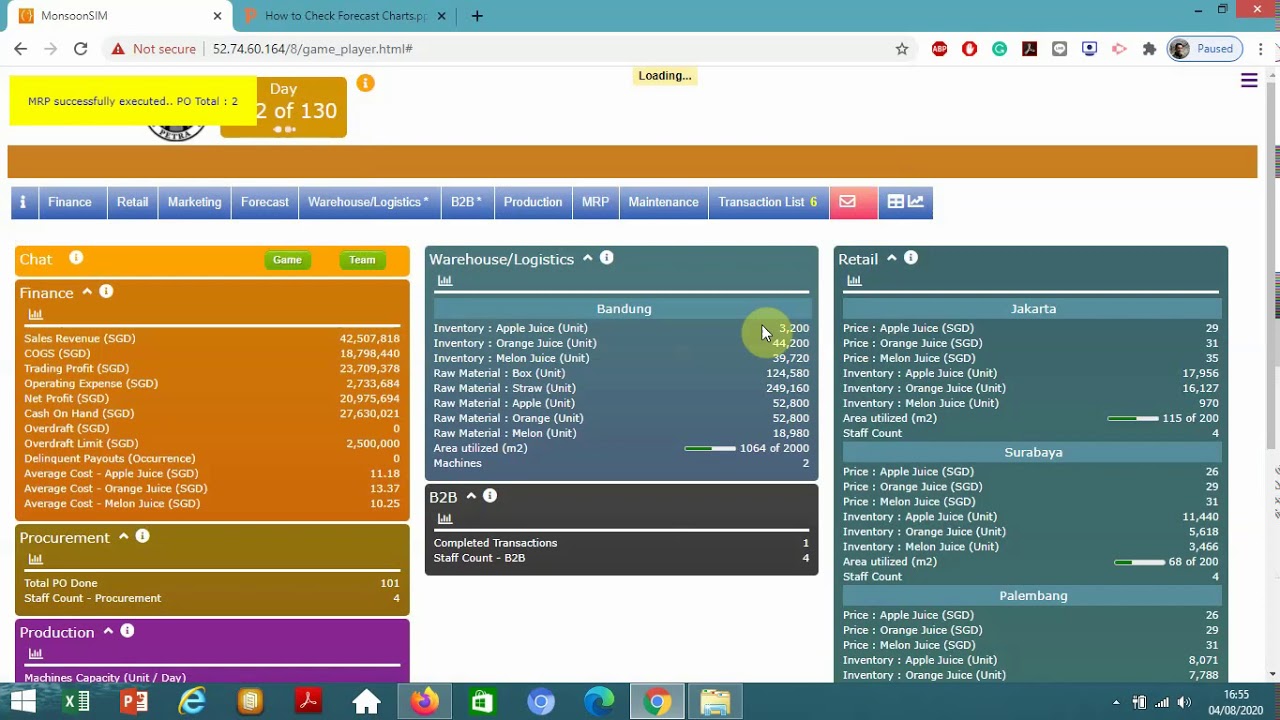 Monsoonsim 10 game B2B - YouTube