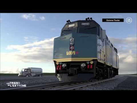 Extreme Trenler Kanadalı Kıtalararası Yolcu Treni 1080p