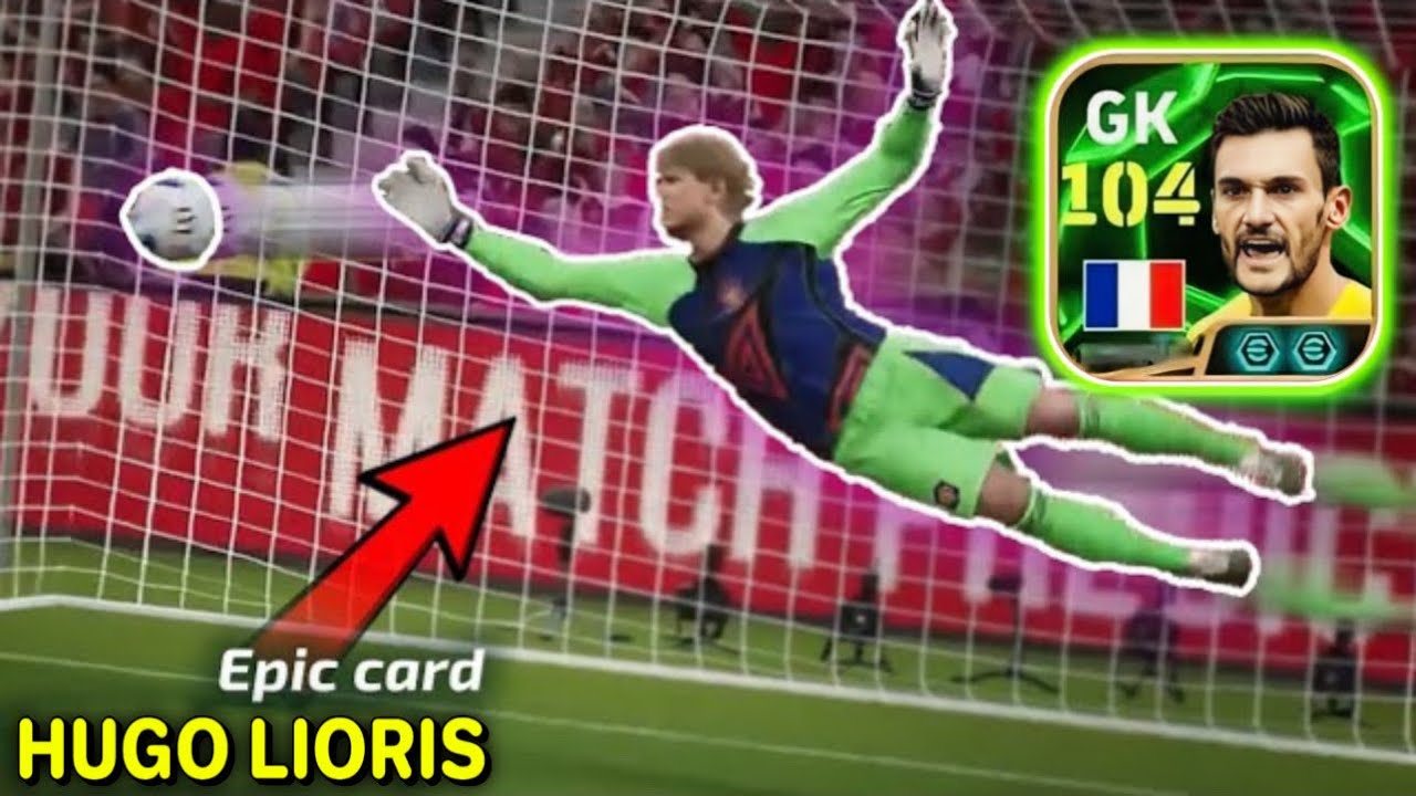 Revew New Hugo Lioris 104 Rated ☠️ Efootball 2025 Mobile 🔥 - YouTube