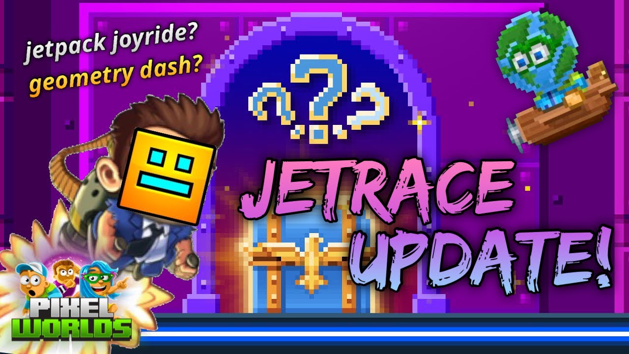 A LEGITIMATE JETPACK JOYRIDE MINIGAME?! (CRAZY JETRACE UPDATE) | Pixel ...