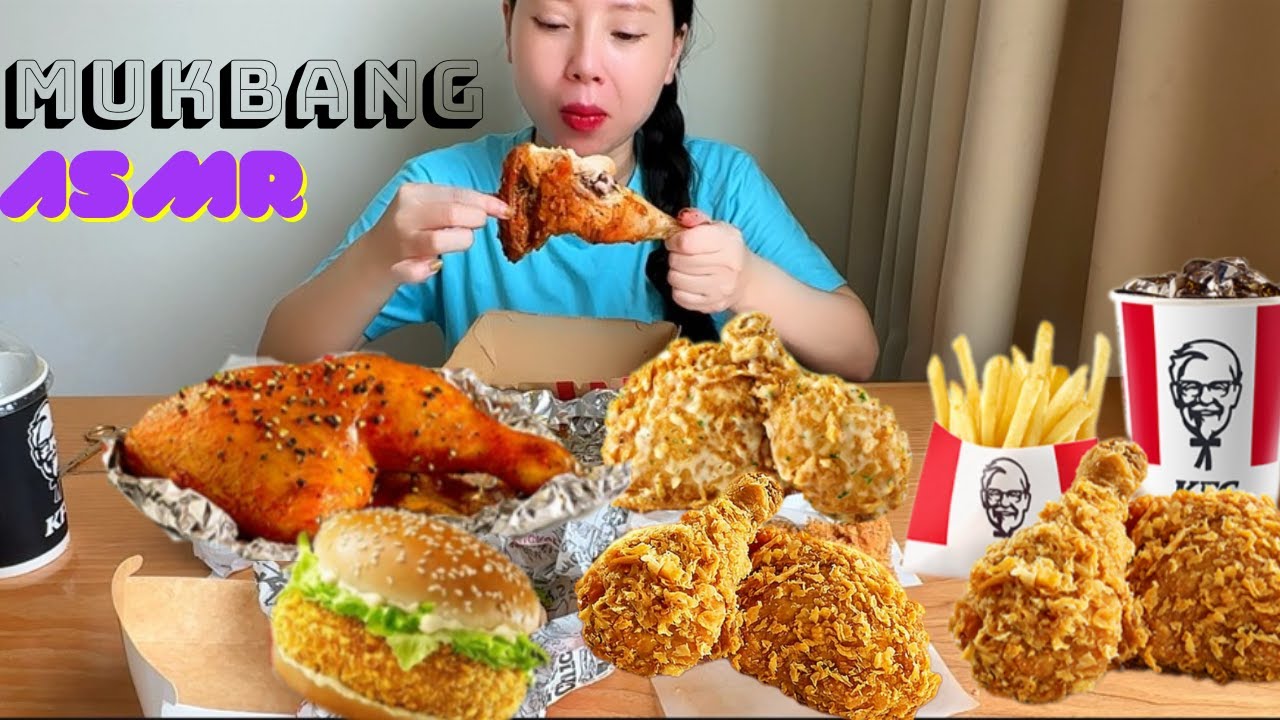 VLOG/ASMR Mukbang KFC Chicken: Join the Crispy Chicken Feast! - YouTube