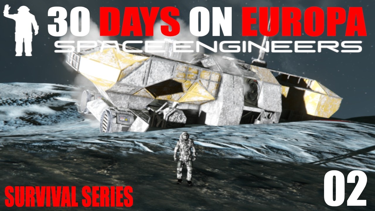 30 Days on Europa in Space Engineers - Ep. 02 - YouTube