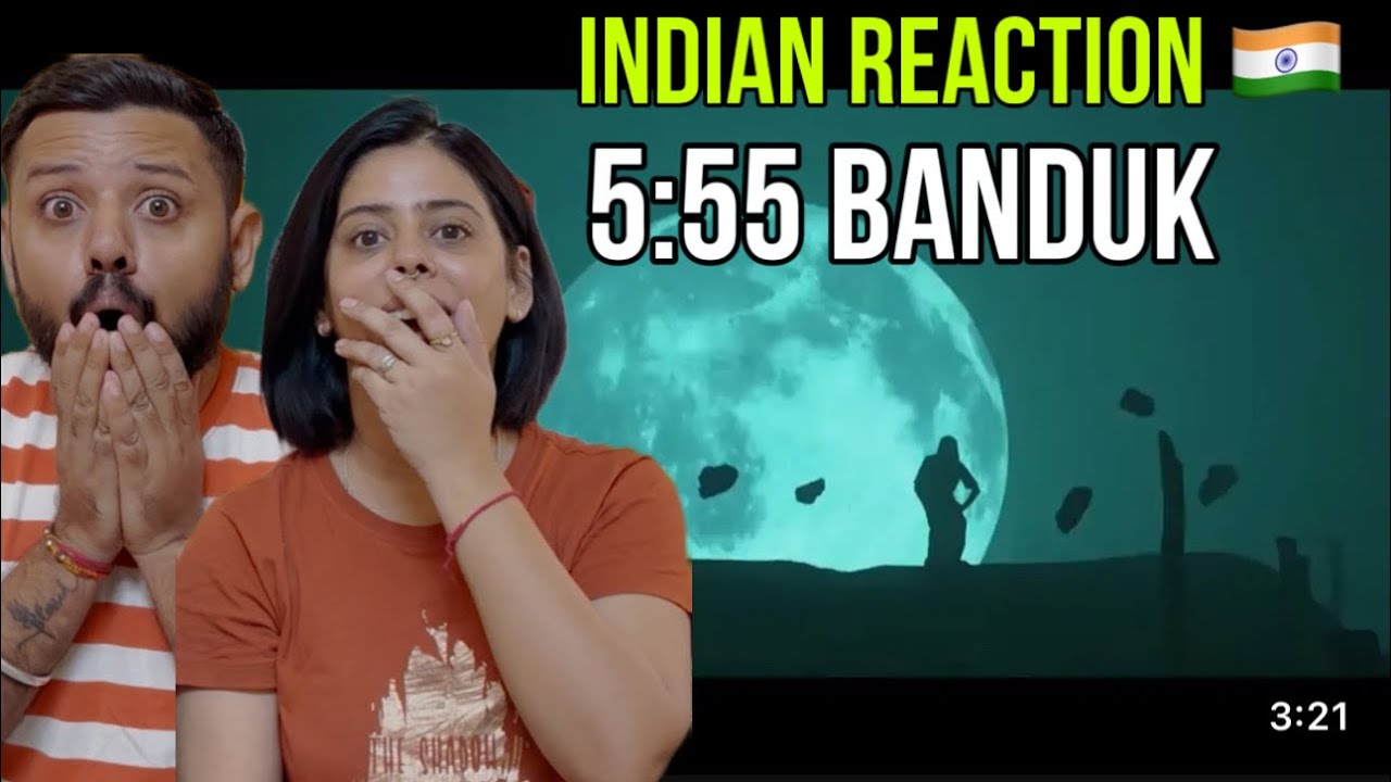 Indian Reaction 5:55 - BANDUK (Official Music Video) - YouTube