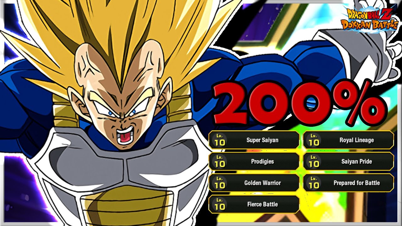 90 MILLION?! INSANELY POWERFUL! EZA STR SUPER VEGETA RAINBOW MAX LINKS ...