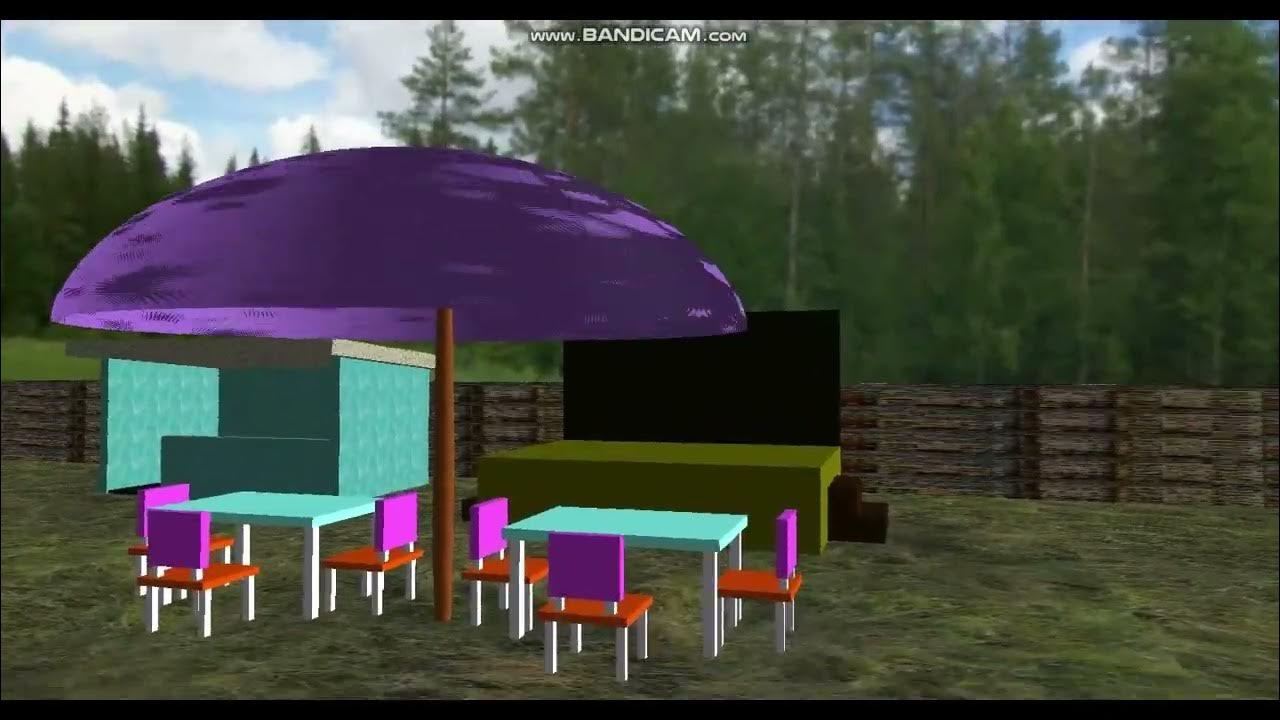 3D village fair using OpenGL(day version) - YouTube