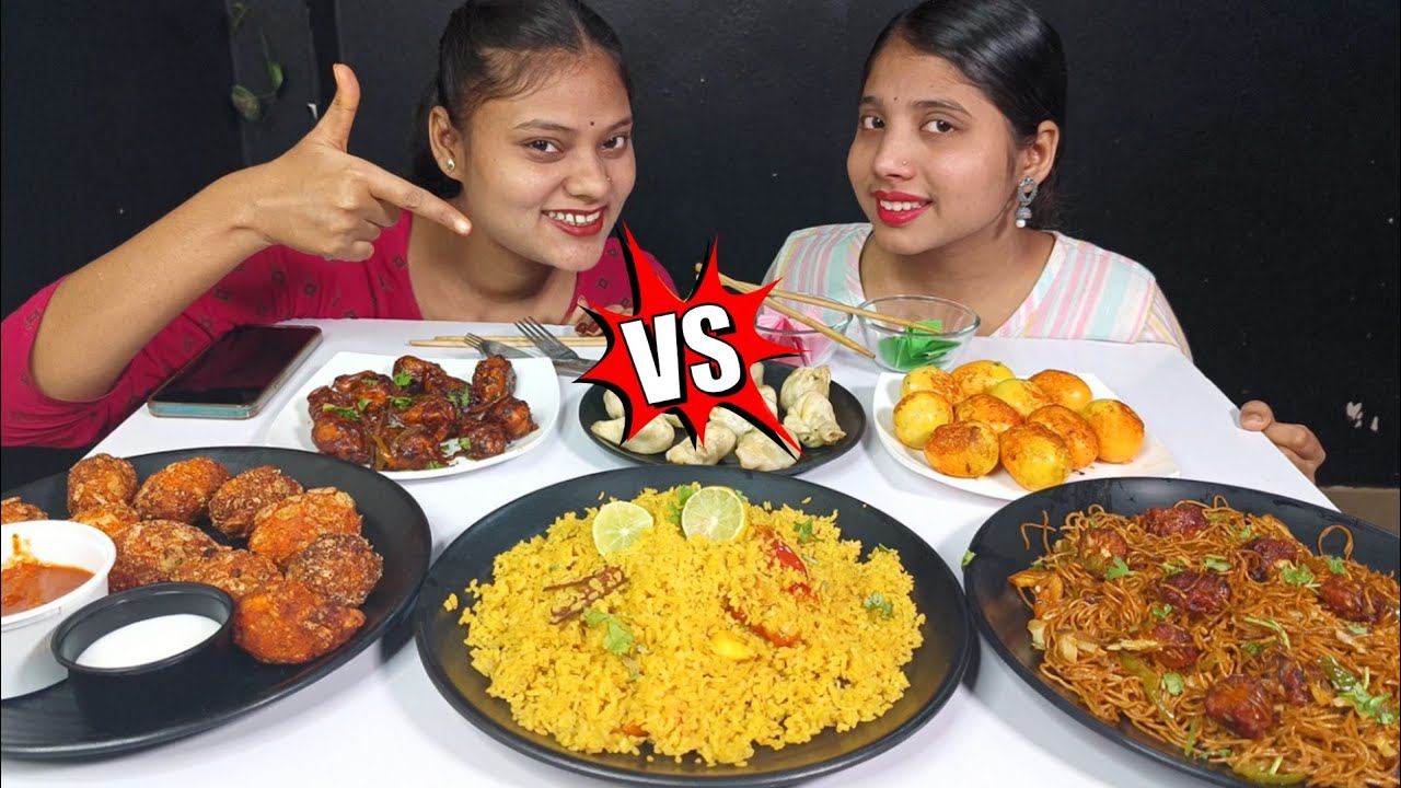 Spoon Vs Fork Vs Chopsticks Food Challenge | Golgappa, Momos, Masala ...