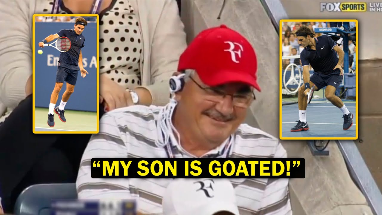 When Even Roger Federer´s DAD Couldn´t Believe his Level! (Magic ...