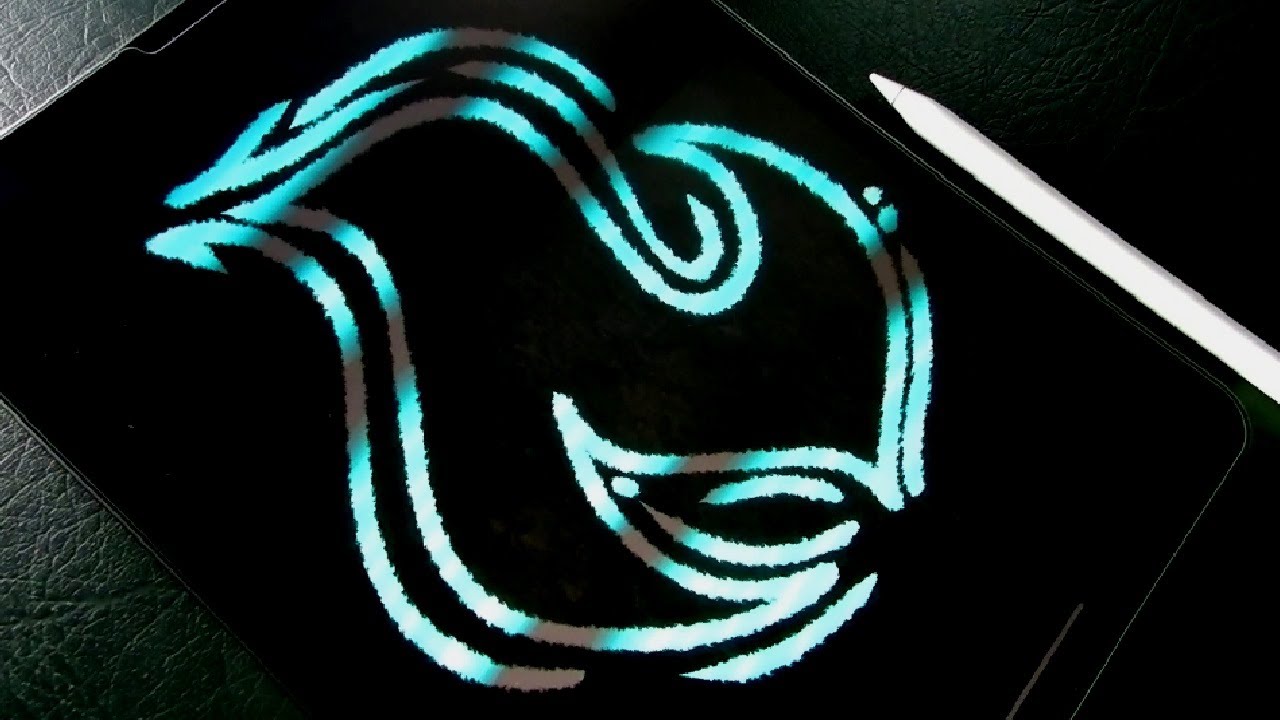 Neon Glow Animation In Procreate 5.2 | Glowing Animation Tutorial ...