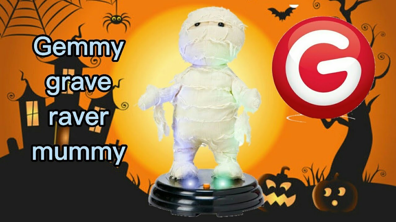 Gemmy Halloween - Grave Ravers - Mummy (2012) (Rare!) - YouTube