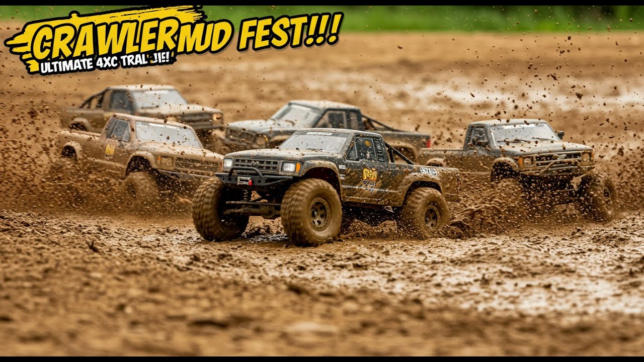 RC Crawlers in the MUD! | 4x4 Off-Road Festival at Crawler Park - YouTube