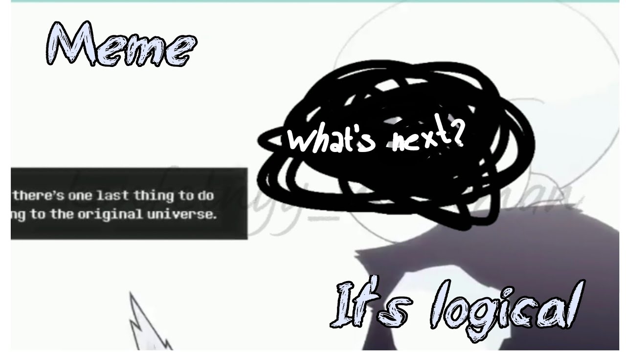🧣-It's logical-meme-Cross Sans-underverse-By: konfetnyy_narkoman-🎧 ...
