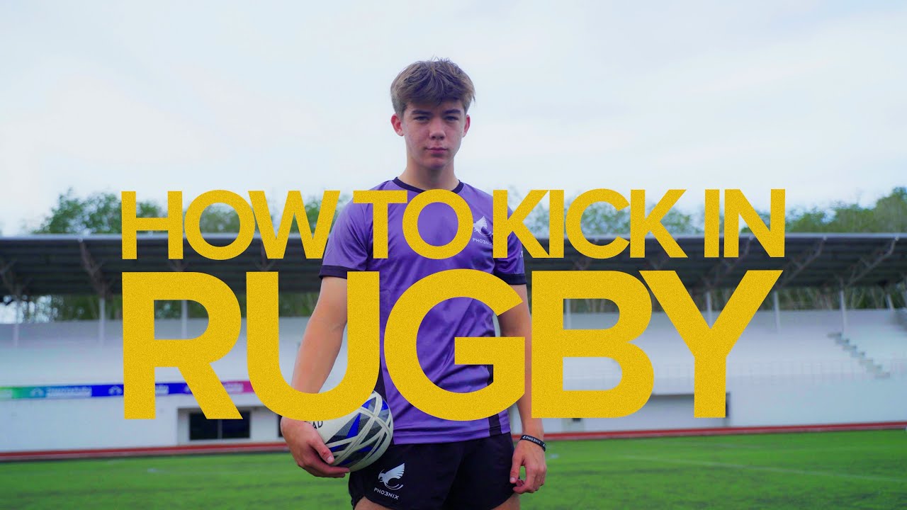 How To Kick A Rugby Ball | Beginner Tips | Find Out With Pho3nix - YouTube