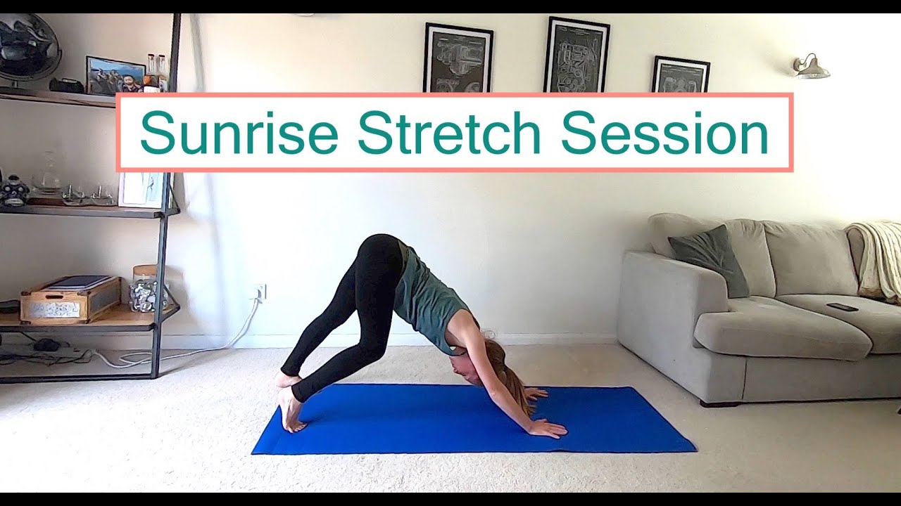 20 minute Sunrise Stretch Session | You Time Wellbeing - YouTube