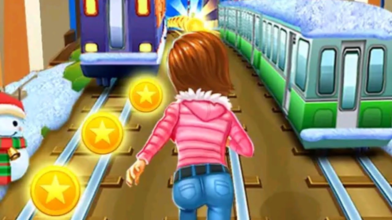 Princess subway run for kids game - YouTube