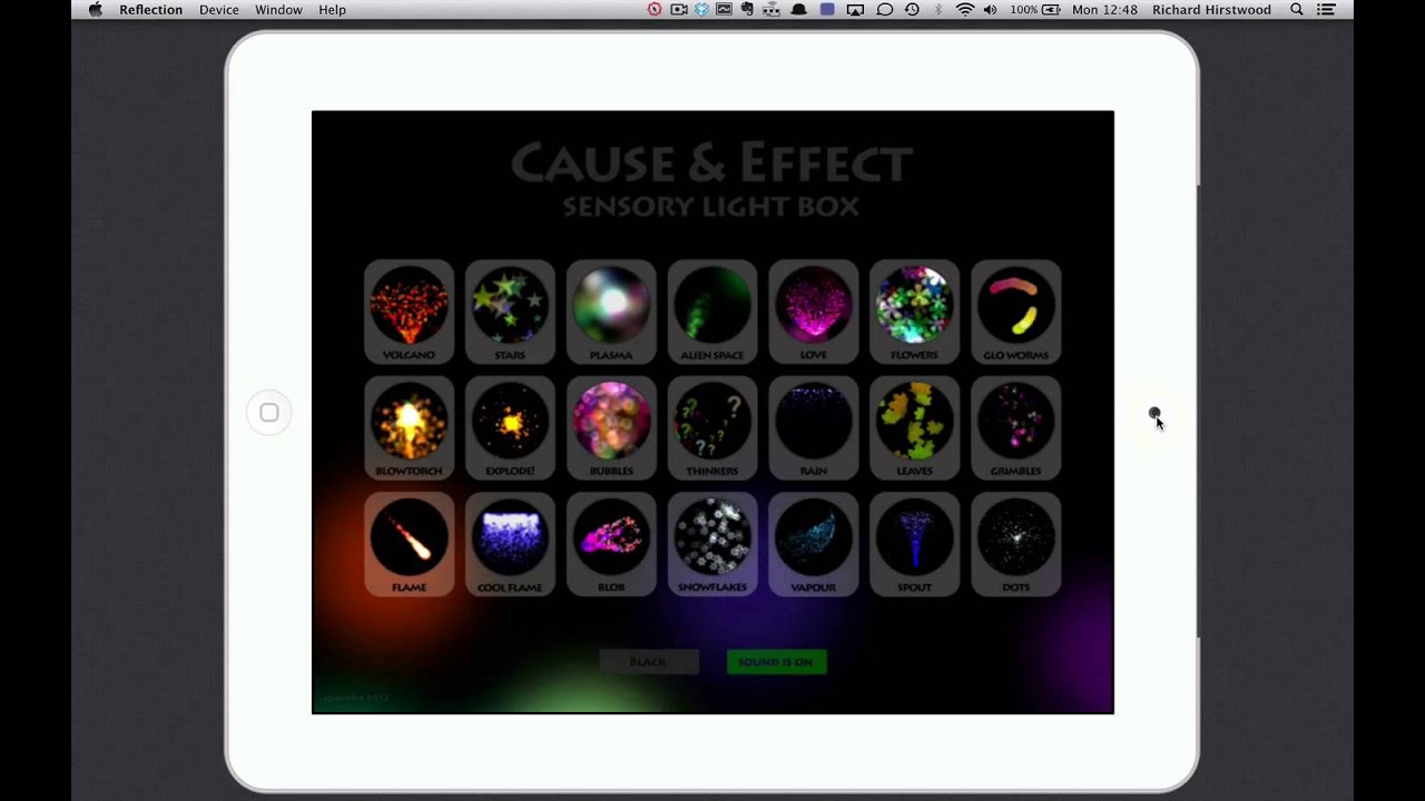 iPad Apps - Sound and Light Box - YouTube