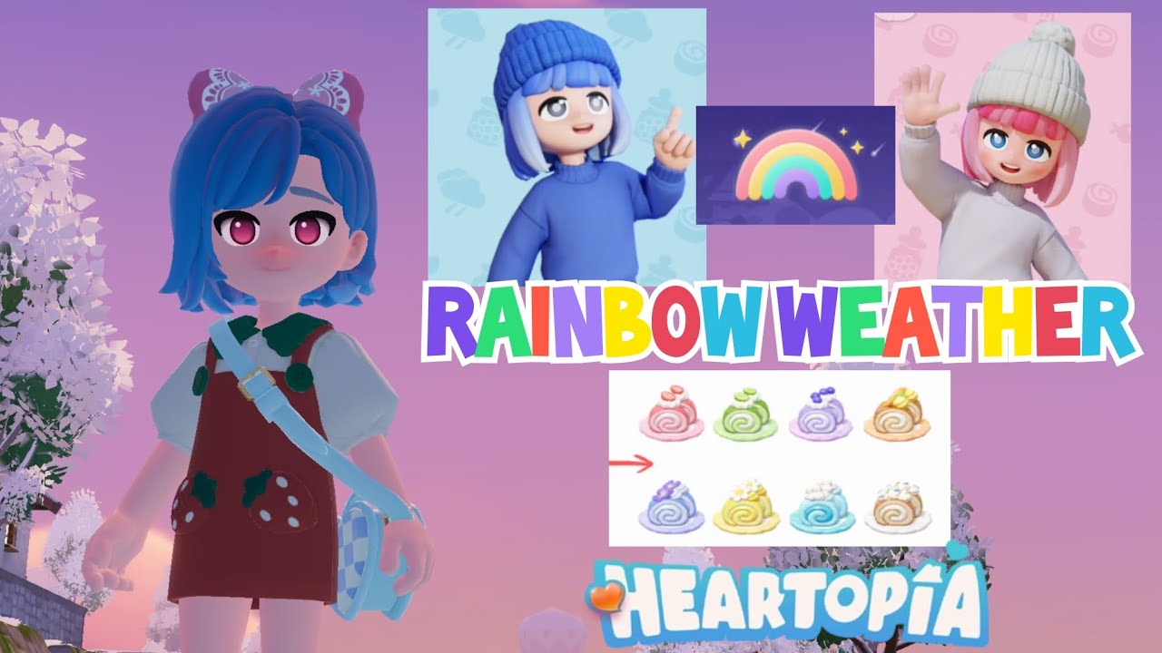 RAINBOW WEATHER GUIDE IN HEARTOPIA - YouTube