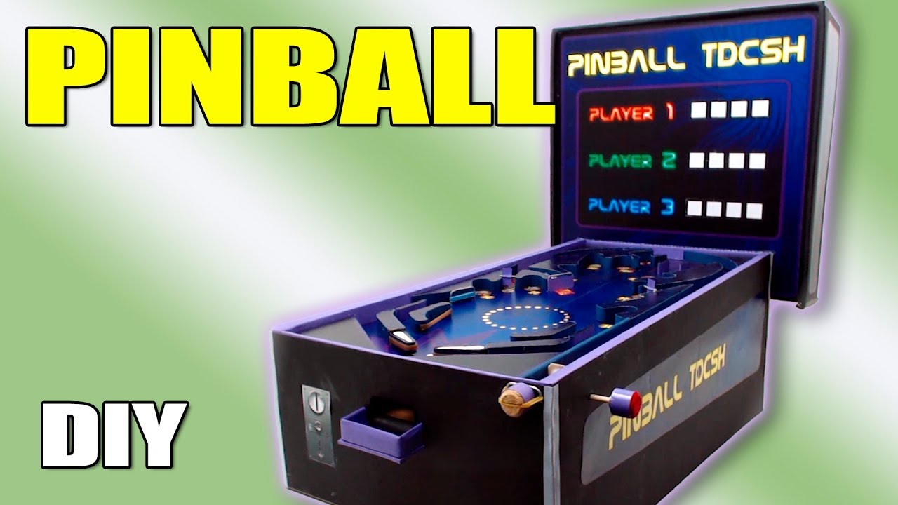DIY PINBALL - AMAZING cardboard TOY | Creative Minds - YouTube