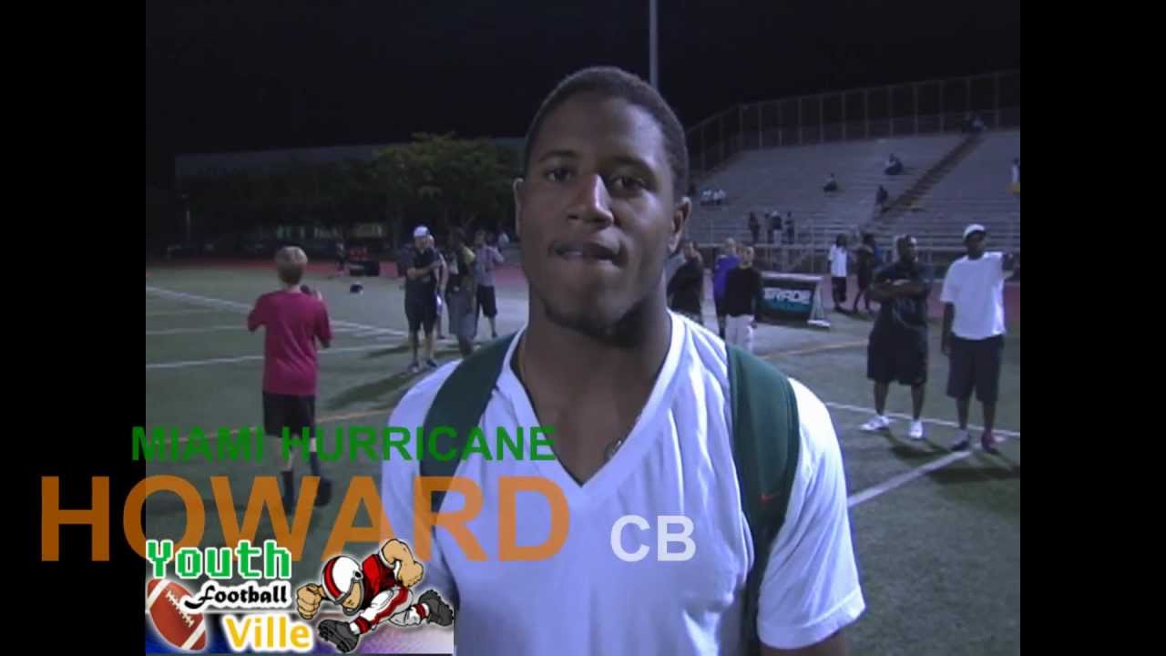 YouthFootballville.com interview with University of Miami cornerback ...