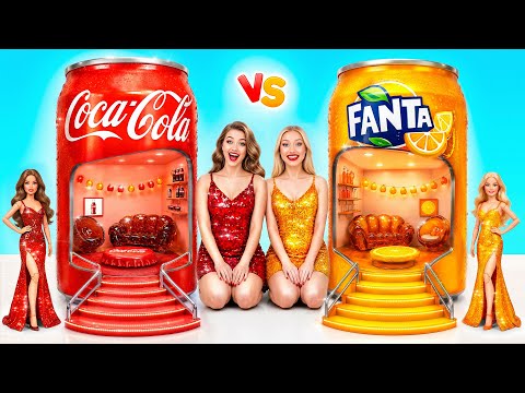 Harika Bir Bebek Evi İnşa Ediyoruz | Coca-Cola vs Fanta Multi DO Smile