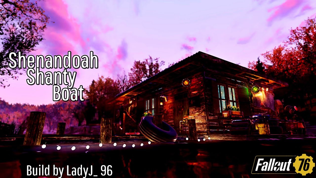 Fallout 76 Camp Build | Shenandoah Shanty Boat | Built by LadyJ_96 ...