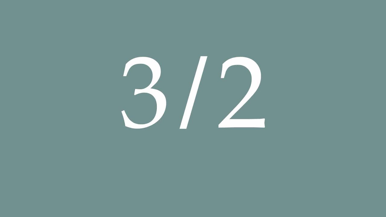 How to Pronounce ''3/2'' Correctly in French - YouTube