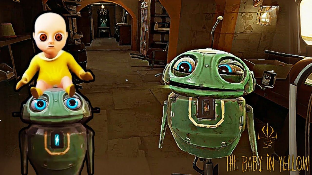 Robot in Babby in Yellow 🤖 || The Babby in yellow gameplay ( part 5 ...