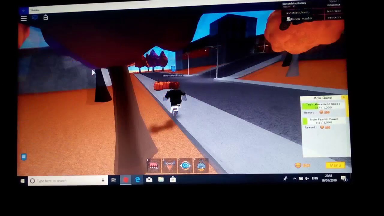 Playing super power training sim!! - YouTube